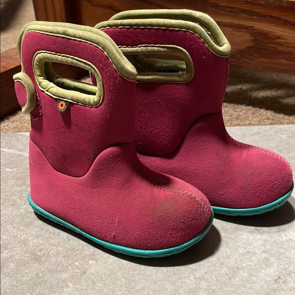 Bogs | Shoes | Girls Neon Toddler Boots | Poshmark